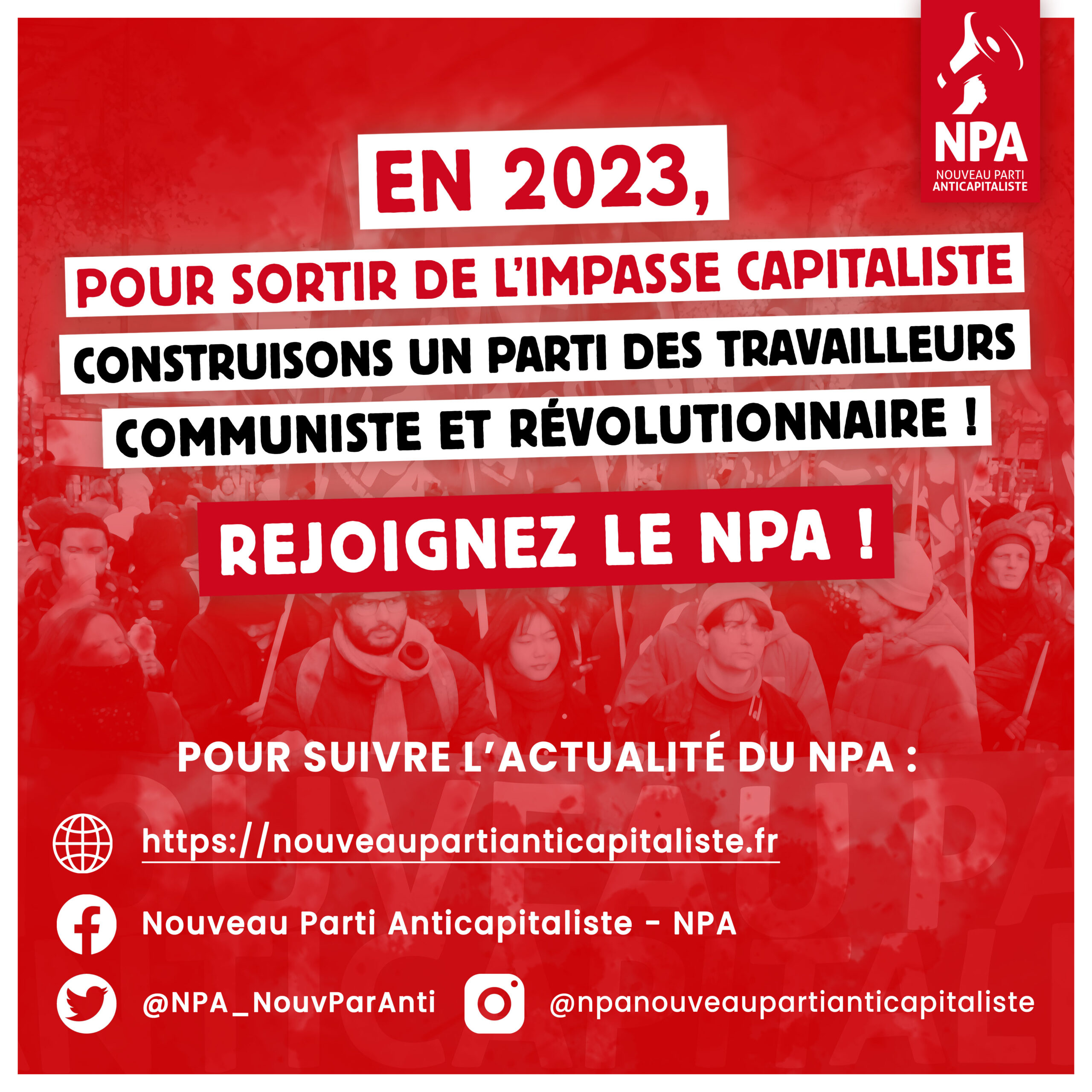 Nos vœux pour 2023 ! - NPA Révolutionnaires