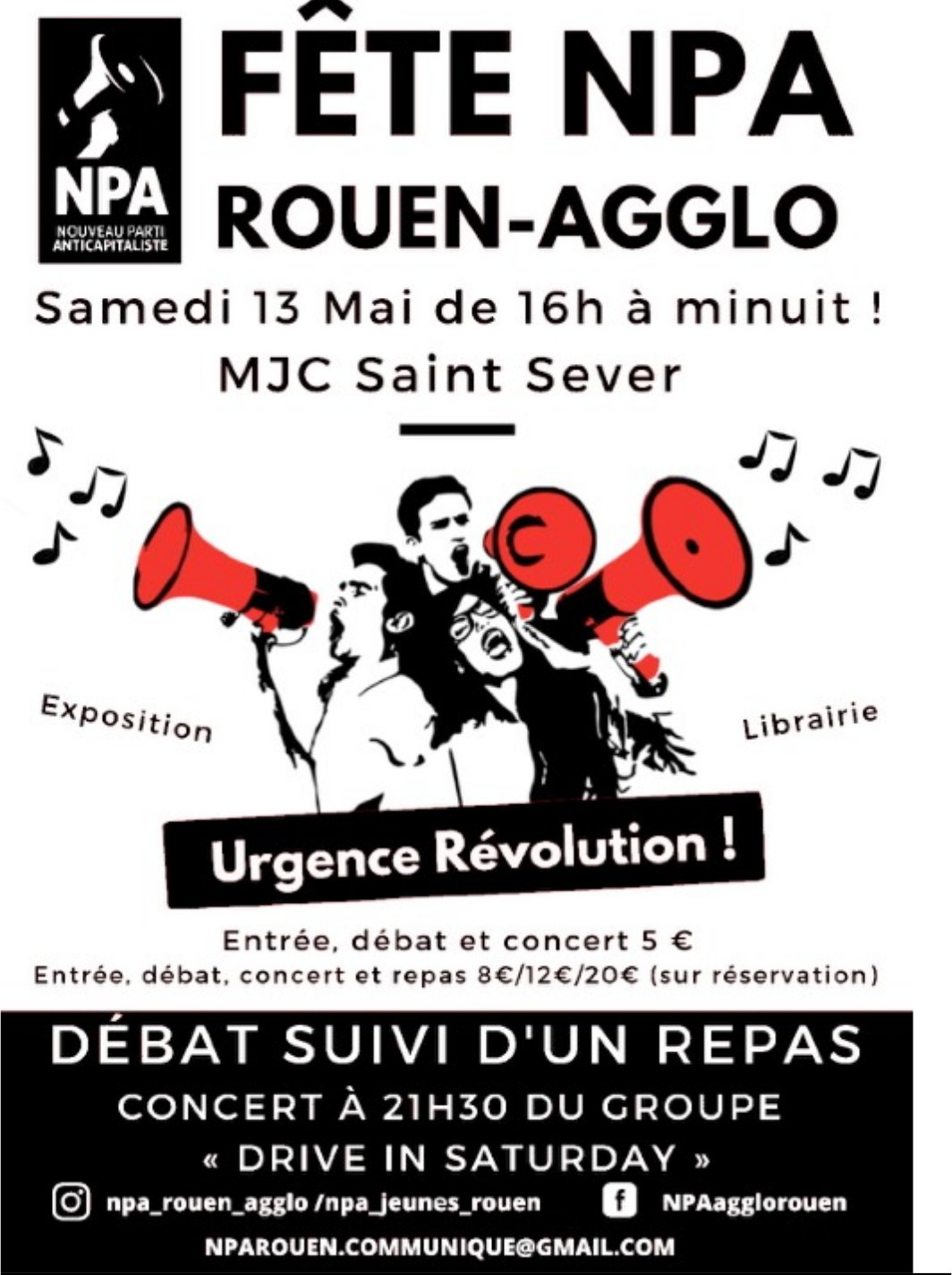 Fête du NPA Rouen-Agglo le 13 mai 2023 - NPA Révolutionnaires