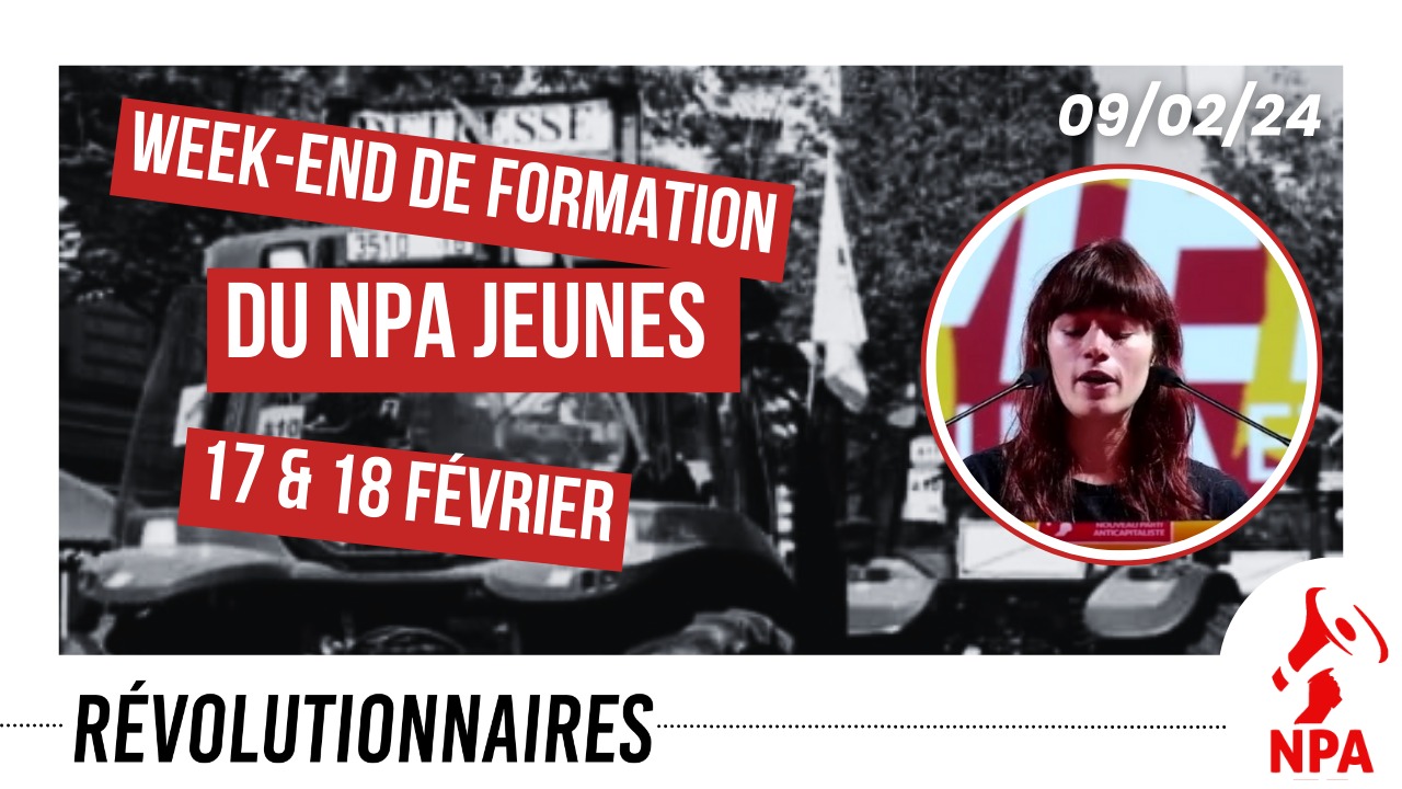 Week-End de formation du NPA Jeunes les 17 et 18 février ! - NPA ...