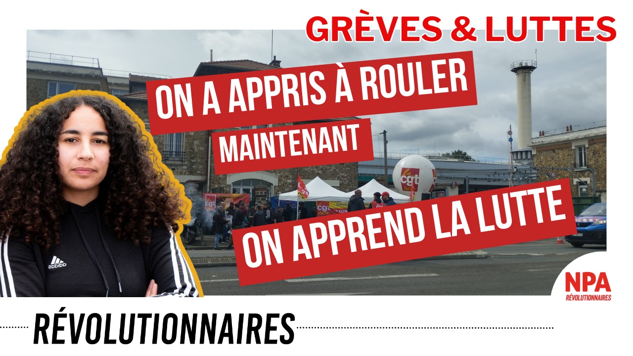 Selma Labib à la grève RATP à Bords-de-Marne : une seule grille ...