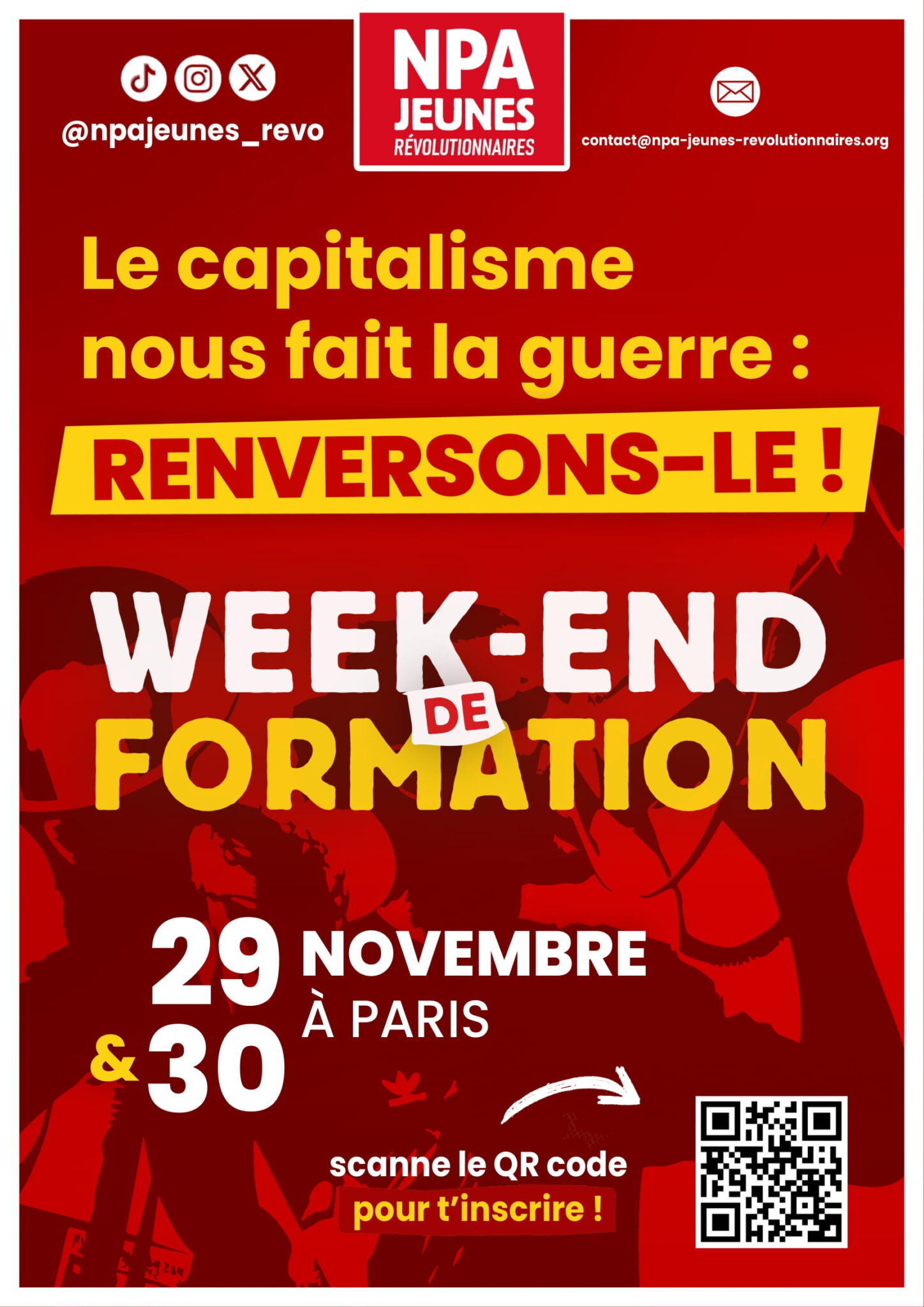Le capitalisme nous fait la guerre : renversons-le ! — Week-end de ...