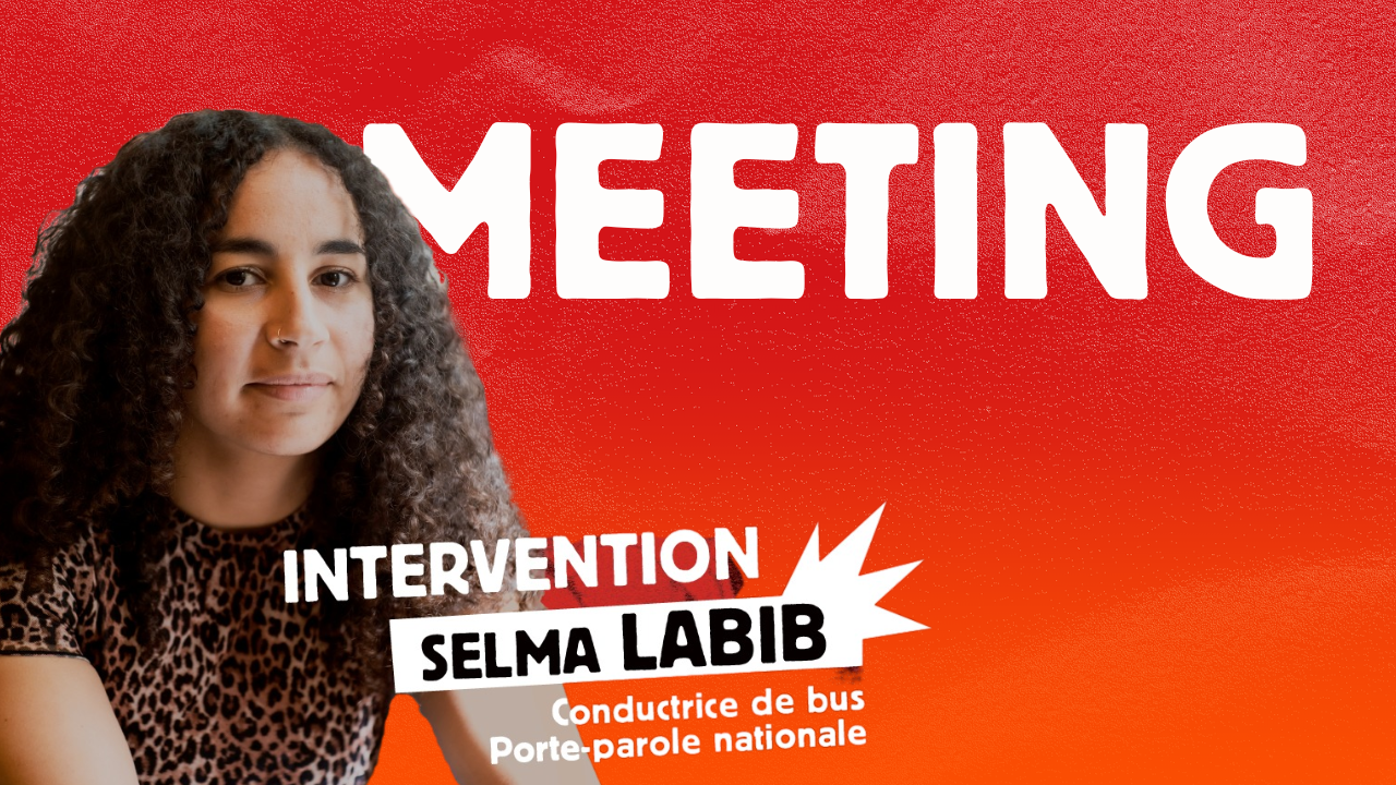 Intervention de Selma Labib, porte-parole du NPA-Révolutionnaires, au ...