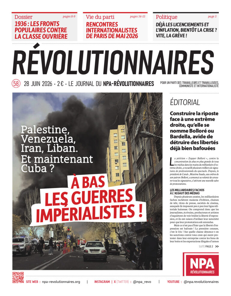 Front populaire, révolution trahie - NPA Révolutionnaires